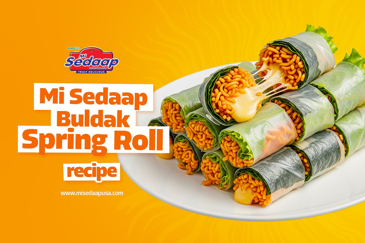 Buldak Cheese Noodles Spring Roll: A Gen-Z Favorite! – Mi Sedaap United ...